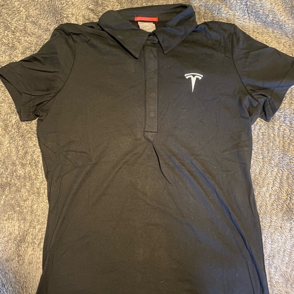 Tesla | Tops | Authentic Tesla Jersey Polo | Poshmark